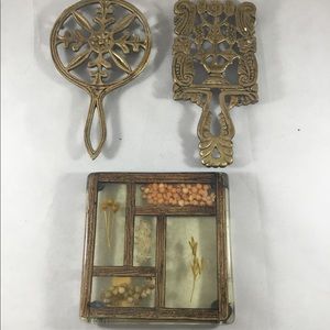 Kitchen | 3 Vintage Trivets | Poshmark